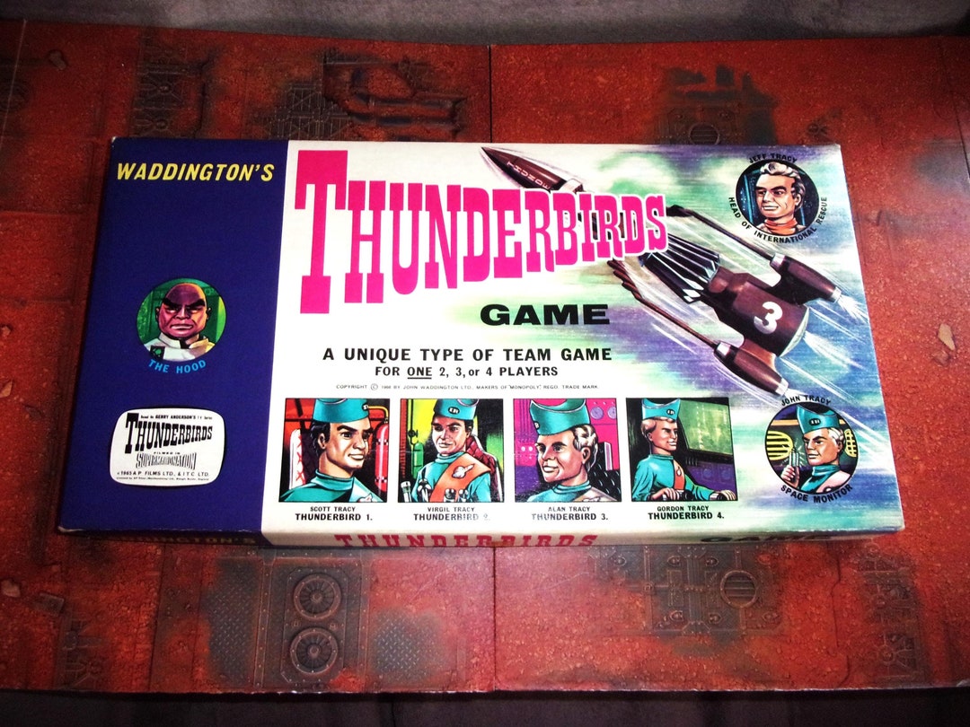 Vintage Waddingtons Thunderbirds Board Game 1966 A P Films Limited ...