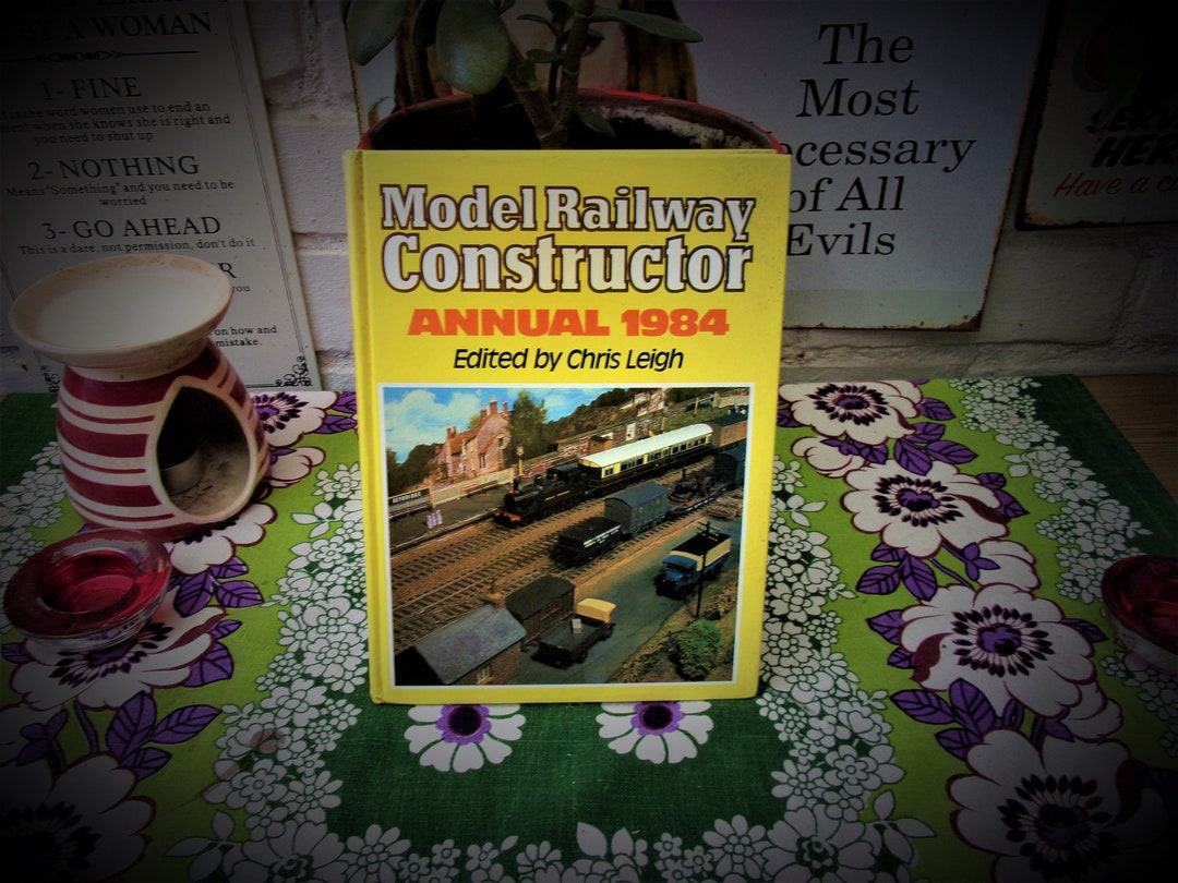 Model Railway Constructor Annual 1984 Hardback Book of Toy Trains ...