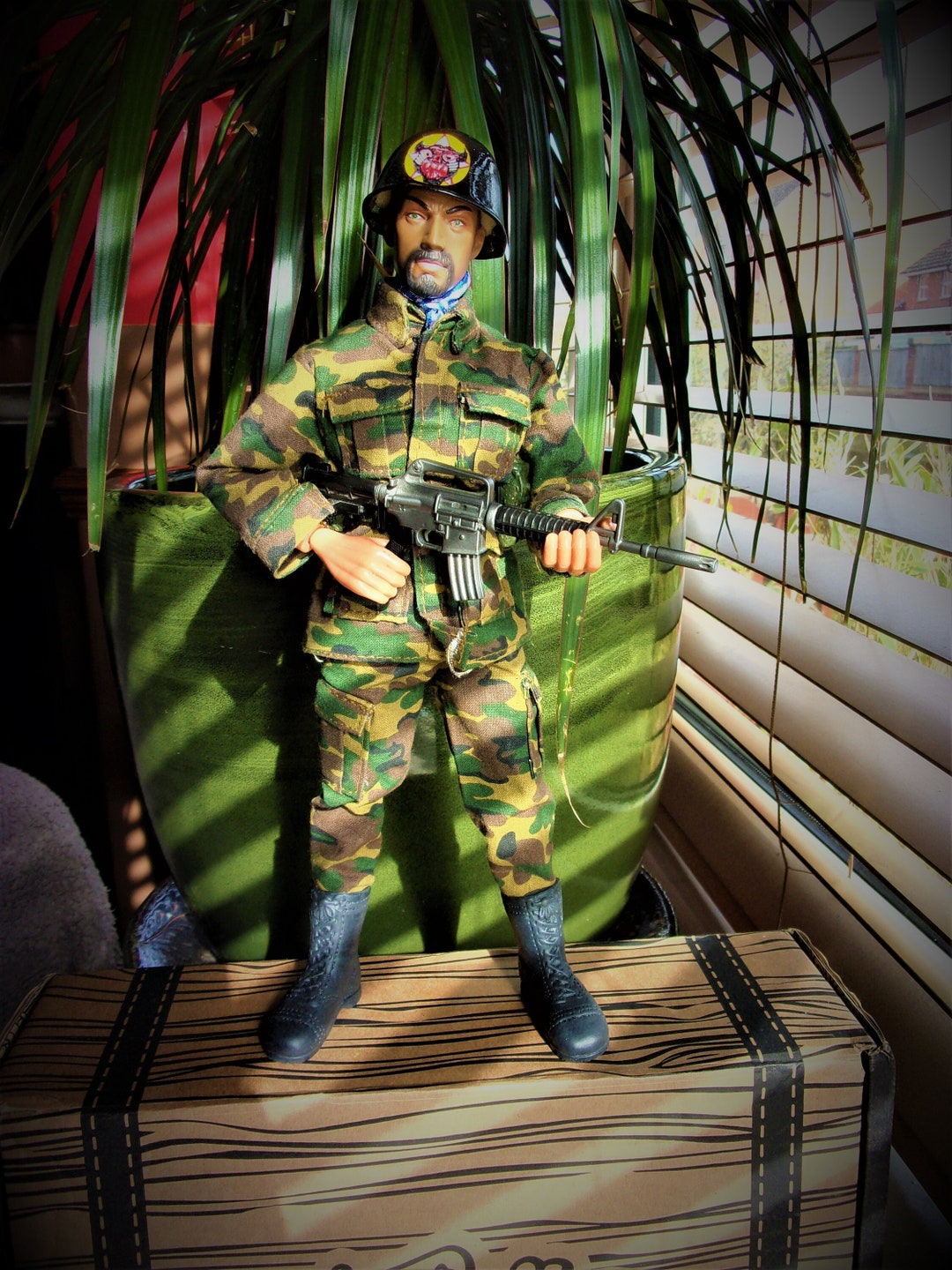 1990s Action Figure Vietnamese ARVN Black Cat Scout Ranger Kit Bash ...