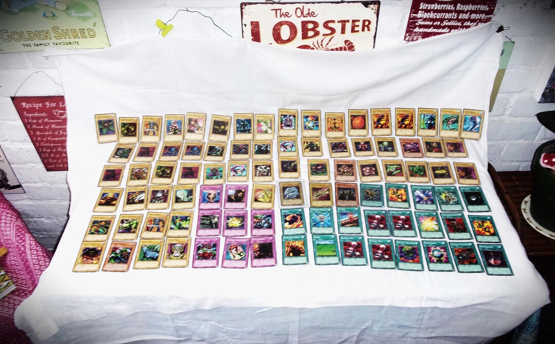 Rare Vintage 1990s Yu Gi Oh Trading Cards Game by Ronami With Over 90 ...