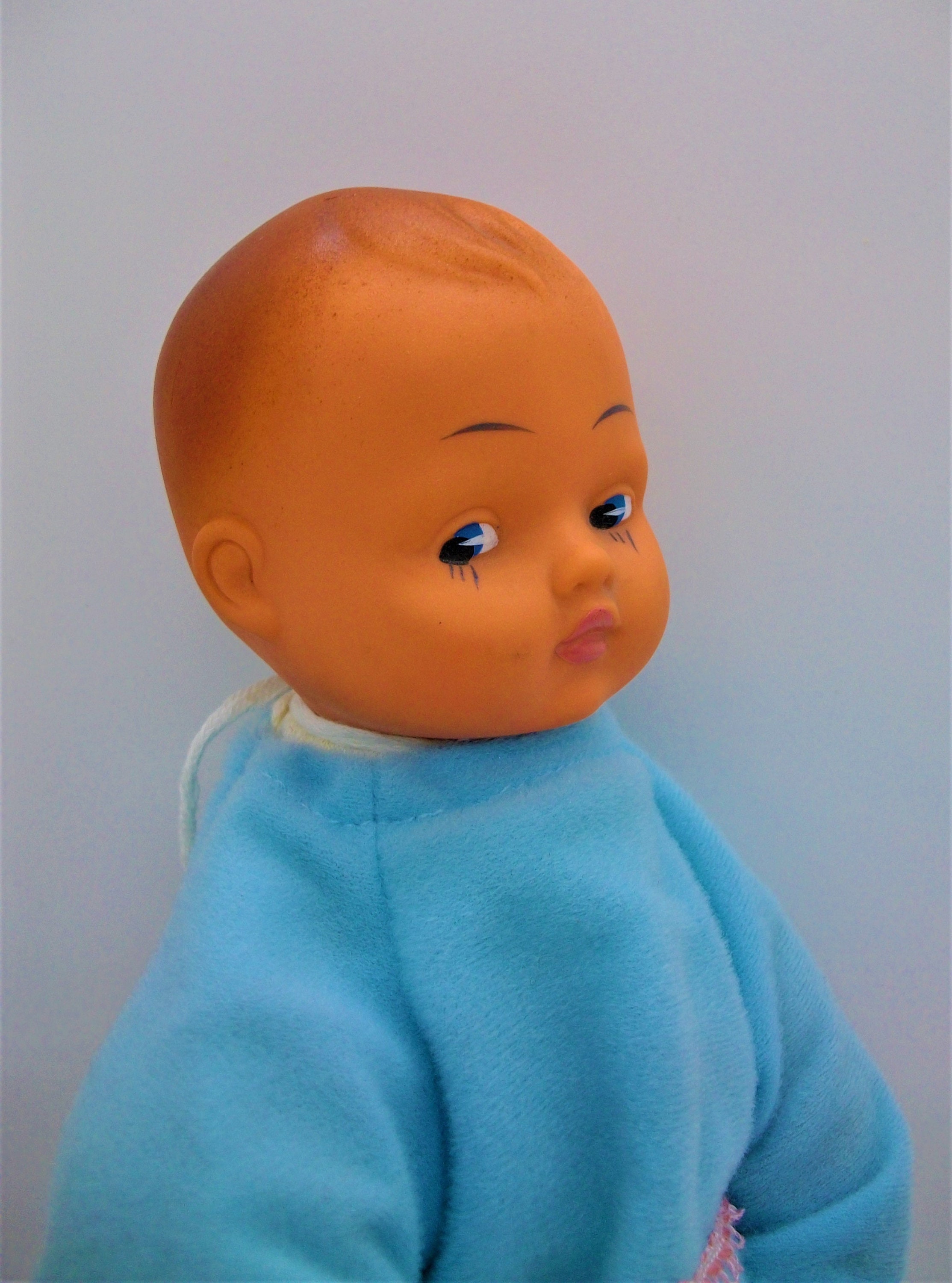 Rare Vintage Key Wind up Baby Doll With Moving Stuffed Cloth Arms and ...