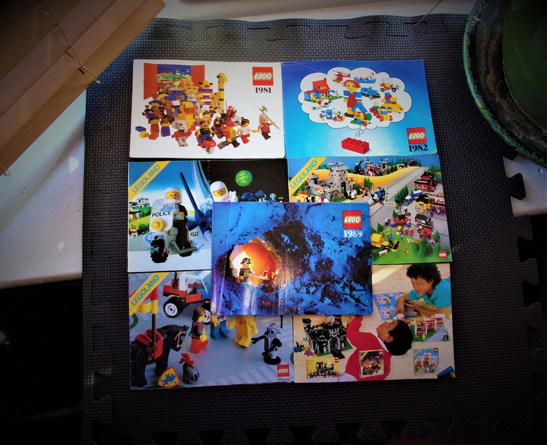 Vintage 1980s Lego Booklets ~ Instruction Manuals Brochures From 1982 ...