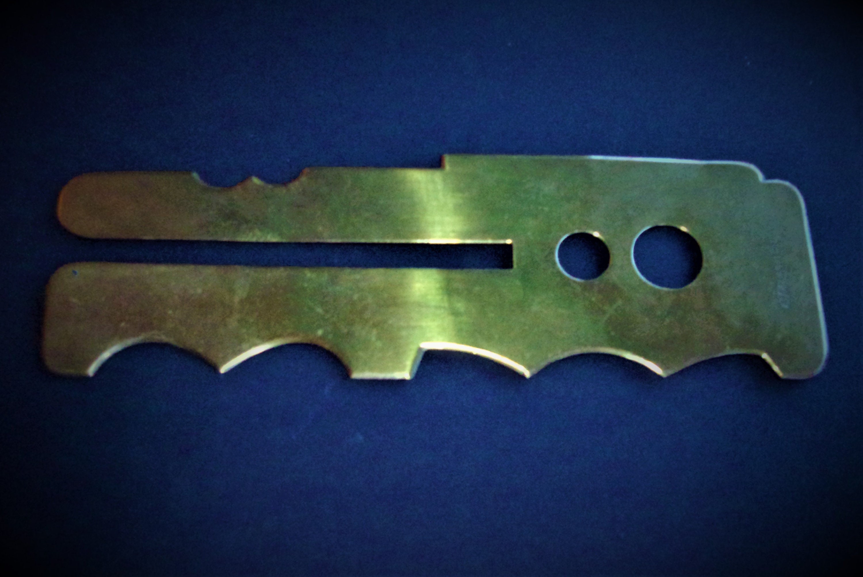 Rare Original Vintage British Military Brass Button Stick WW1 WW2 Style ...