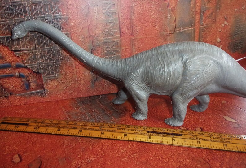 Vintage Rare 1974 Dinosaur Diplodocus Prehistoric Animals Figure ...