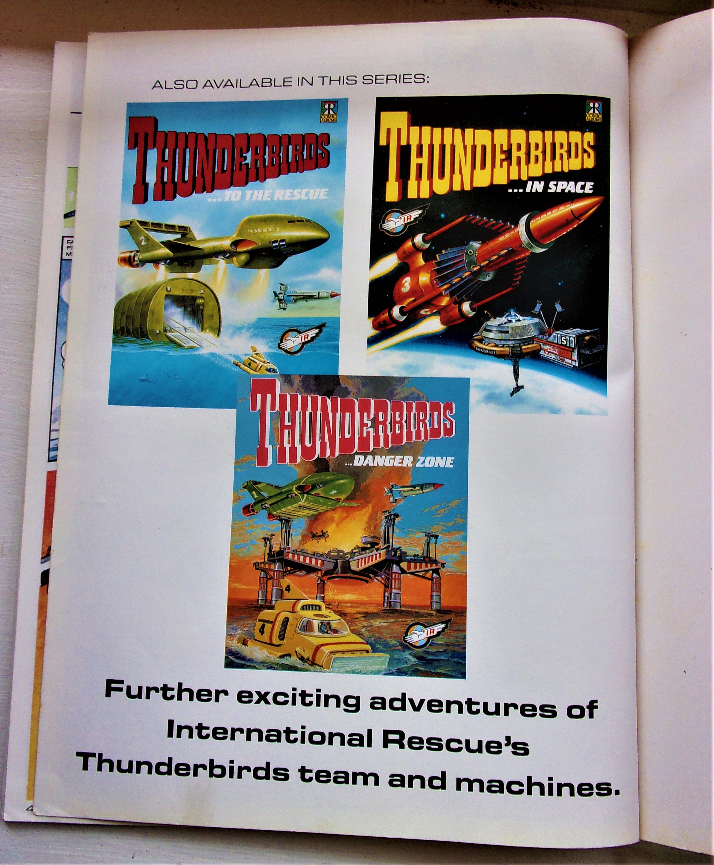 Thunderbirds Lift off Book Thunderbirds by Anderson Gerry and - Etsy