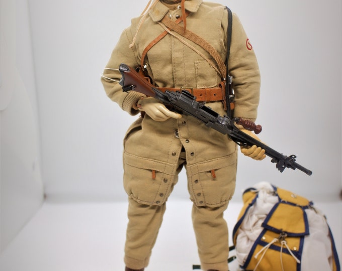 Vintage 1990s 1:6th Scale WW2 Japanese Paratrooper Action Figure 12 ...