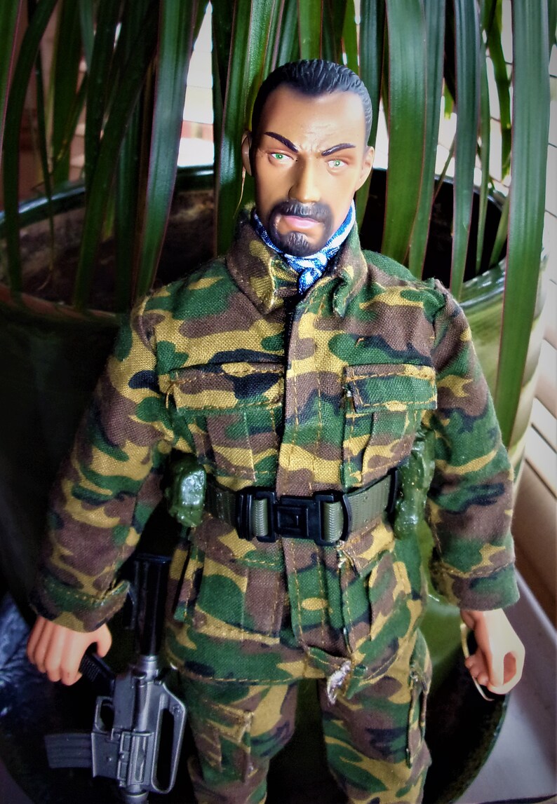 1990s Action Figure Vietnamese ARVN Black Cat Scout Ranger Kit Bash ...