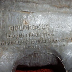 Vintage Rare 1974 Dinosaur Diplodocus Prehistoric Animals Figure ...