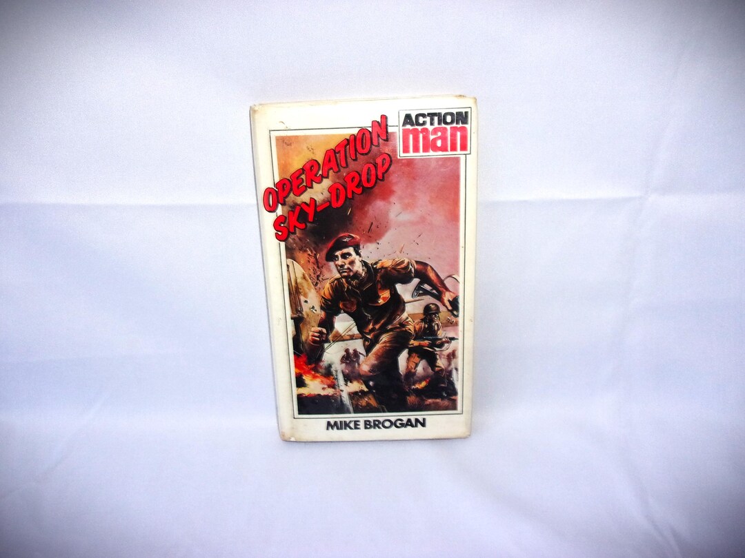 Rare Vintage Action Man Book Operation Sky Drop 1977 Hardcover With ...