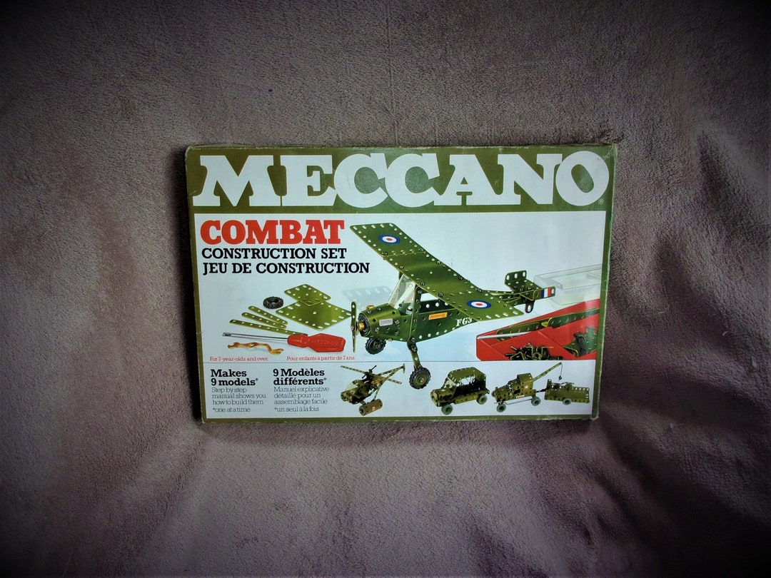 Vintage 1978 Meccano Combat Construction Set Instruction Plus 2 Manuals ...