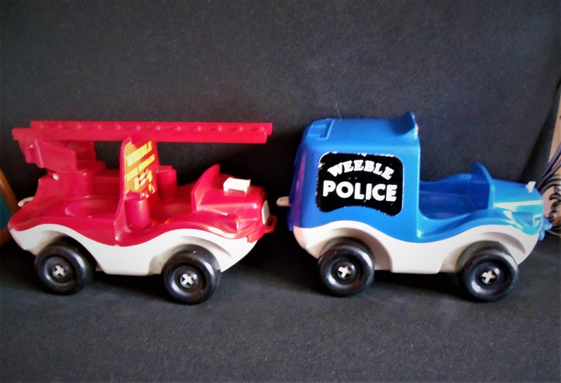 Vintage Airfix Weebles 1970s Fire Engine Brigade Truck and - Etsy