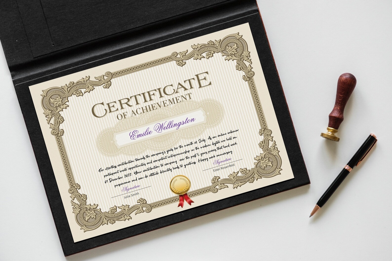 Editable Old Style Appreciation Certificate Template, Vintage ...