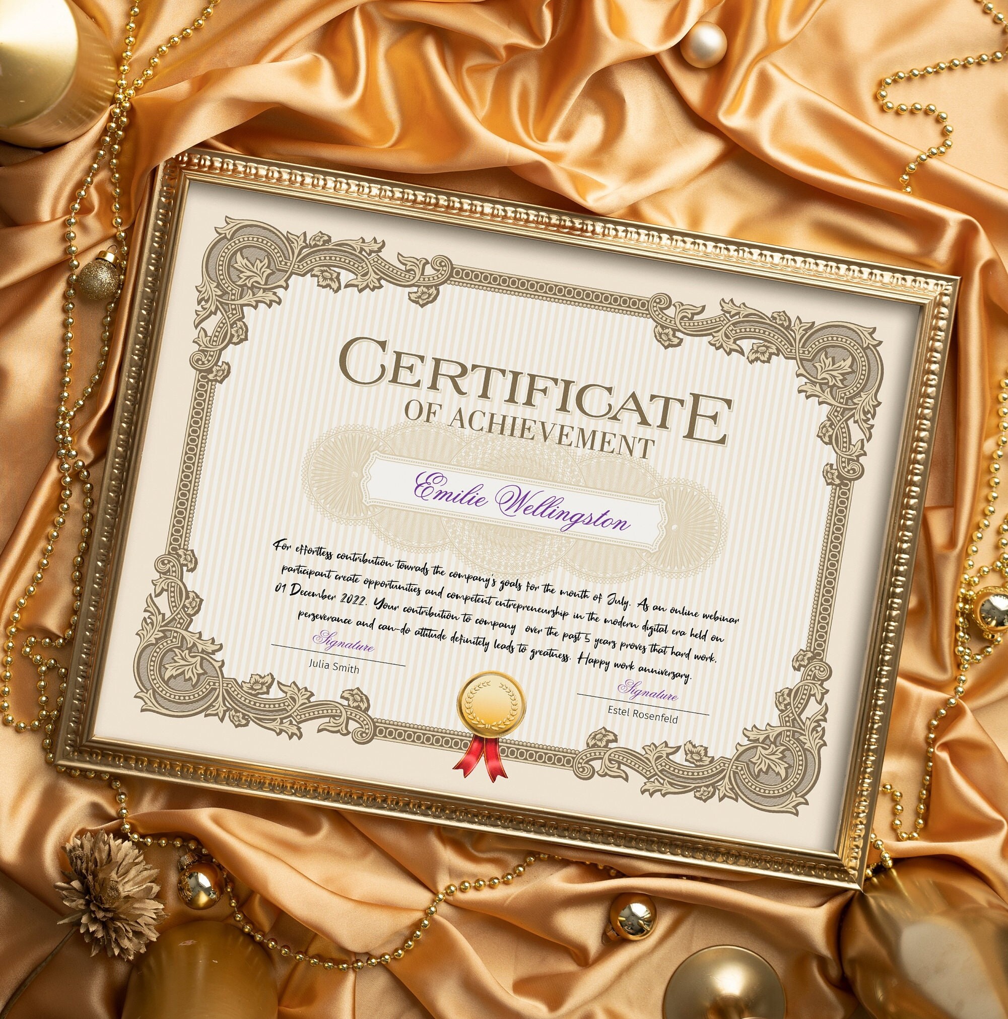 Editable Old Style Appreciation Certificate Template, Vintage ...