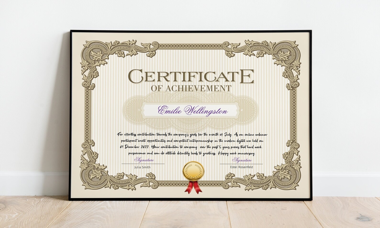 Editable Old Style Appreciation Certificate Template, Vintage ...