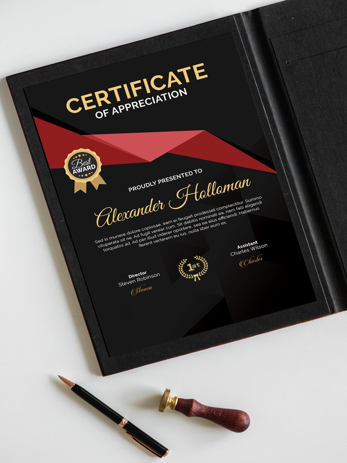 Printable Certificate Certificate Template EDITABLE Blank | Etsy