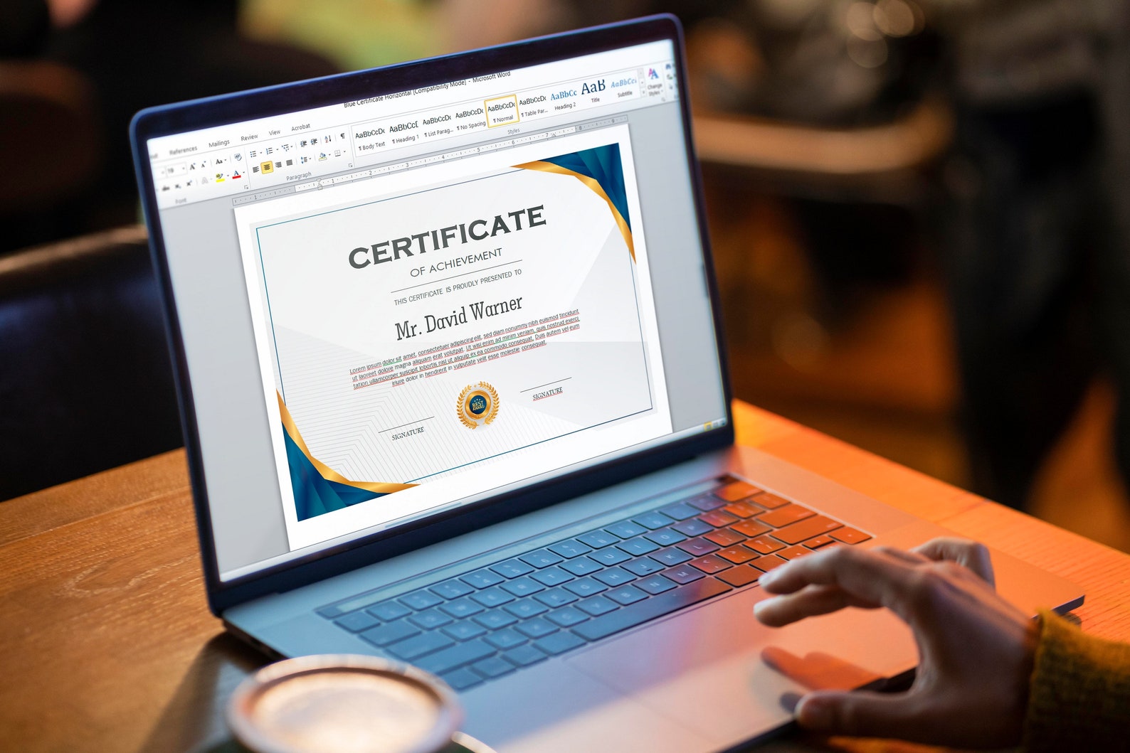 Set of 2 Certificate of Achievement, Printable Achievement Award ...