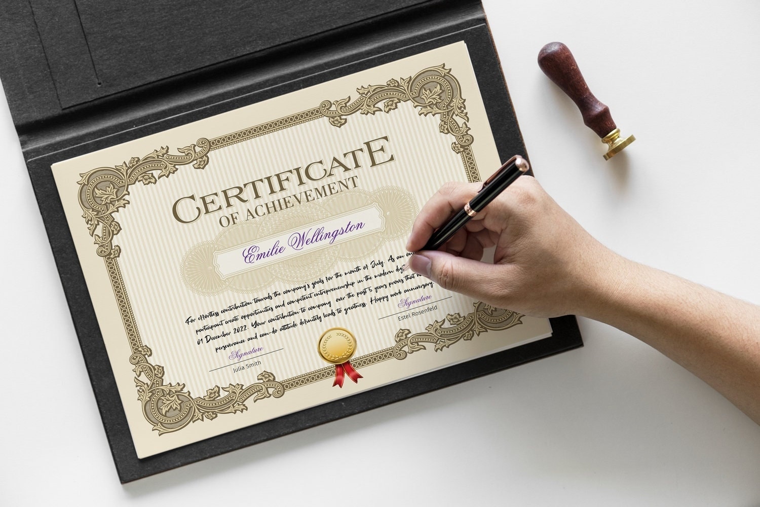 Editable Old Style Appreciation Certificate Template, Vintage ...