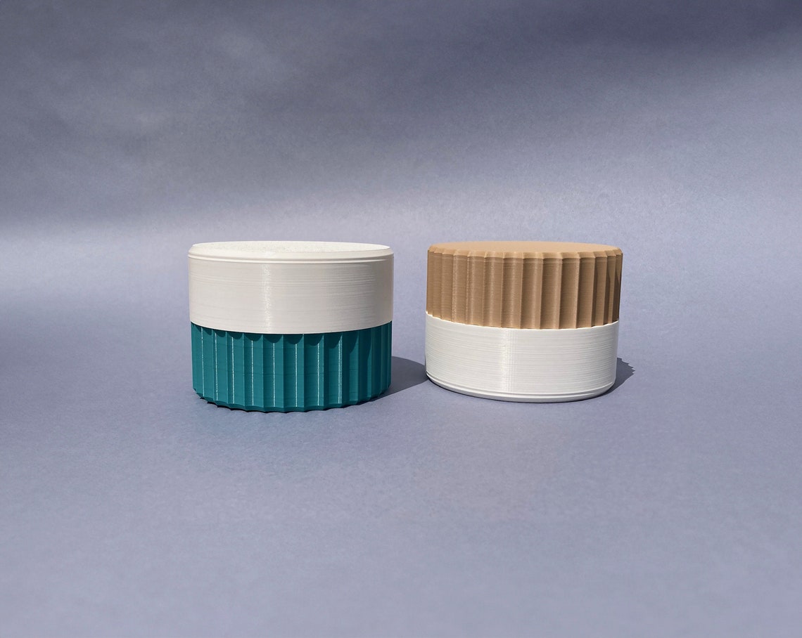 Customizable Round Soap Box - Solid Cosmetics Carrying Box ...