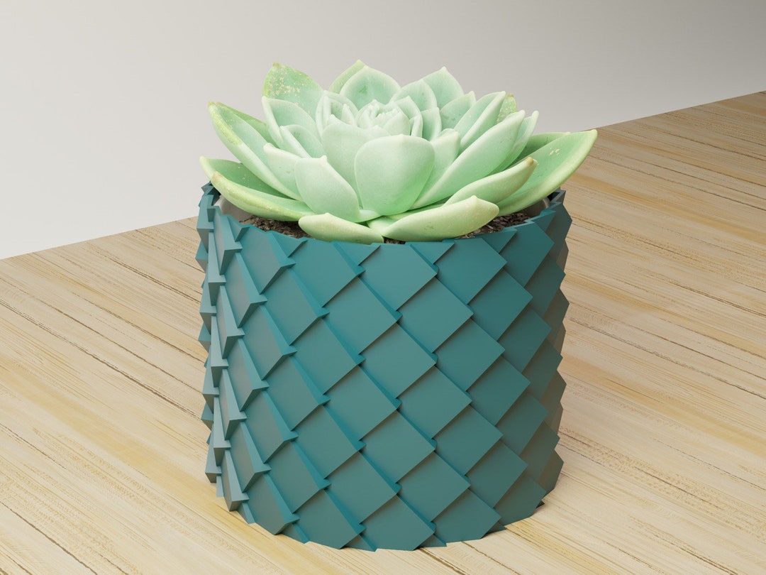 Scales Flower Pot / Dragon Scales Flower Pot / 3D Printing - Etsy