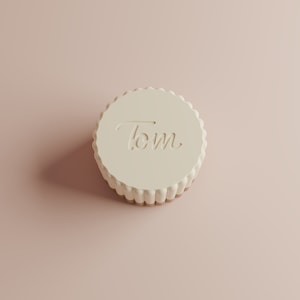 Customizable Round Soap Box / Solid Cosmetic Transport Box ...