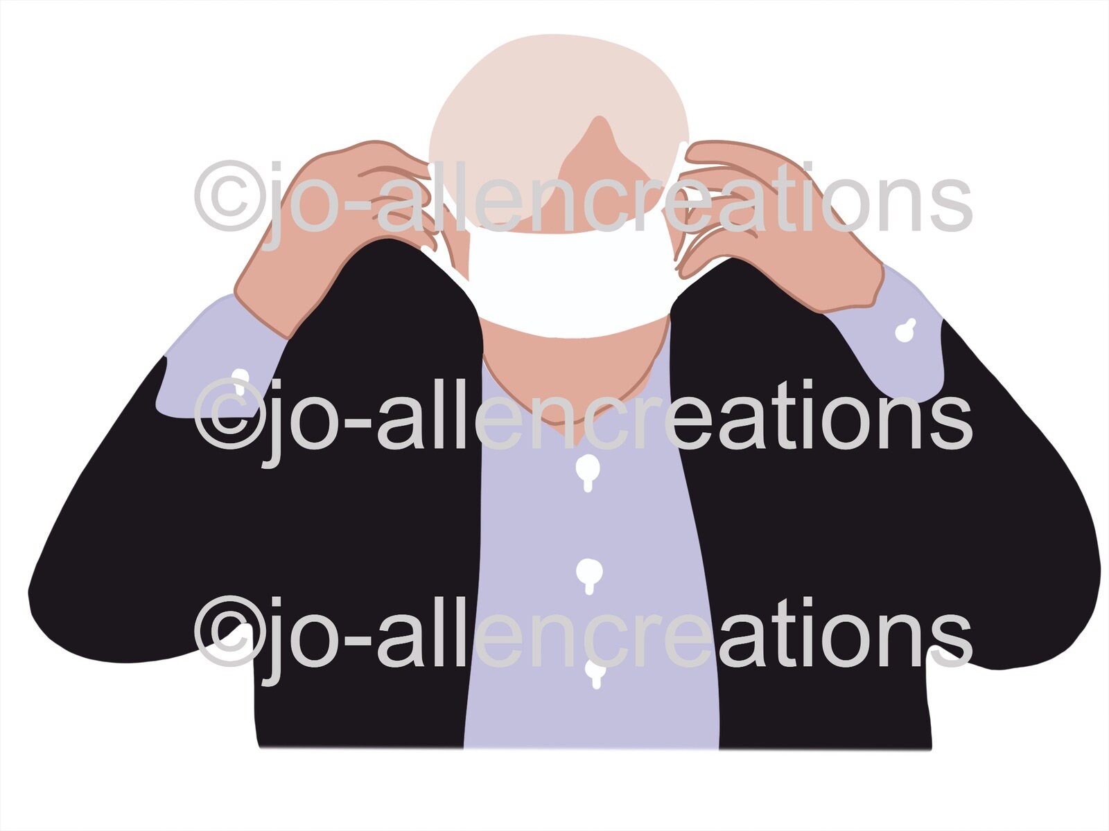 Jim Justice Mask Sublimation | Etsy