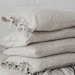 French Style Linen Bedspread in Various Colors, Vintage Linen Bed Cover ...