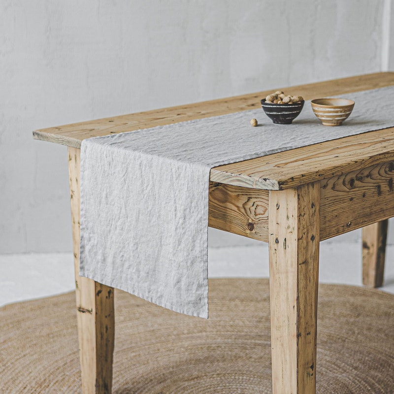 Linen Table Runner - Etsy
