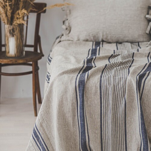 French Style Linen Bedspread in Various Colors Vintage Linen - Etsy