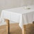 Rustic Linen Tablecloth, Natural Tablecloth With Mitered Corners ...
