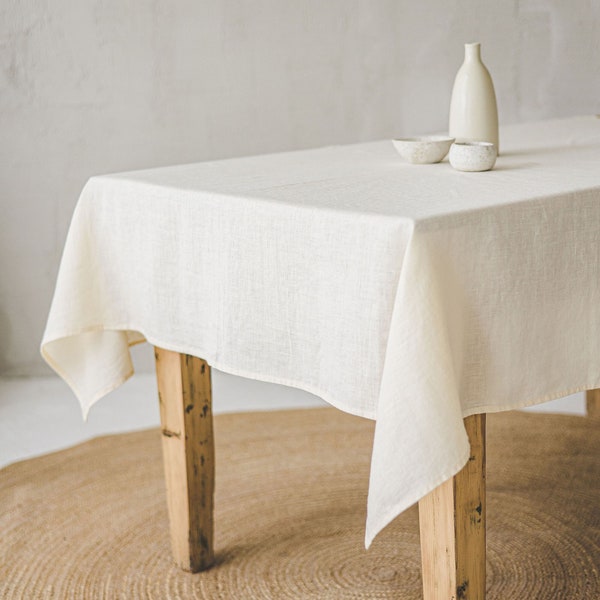 Large Linen Tablecloth - Etsy