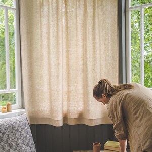Sand Linen Curtain - Transform Your Space With Eco-friendly Window ...