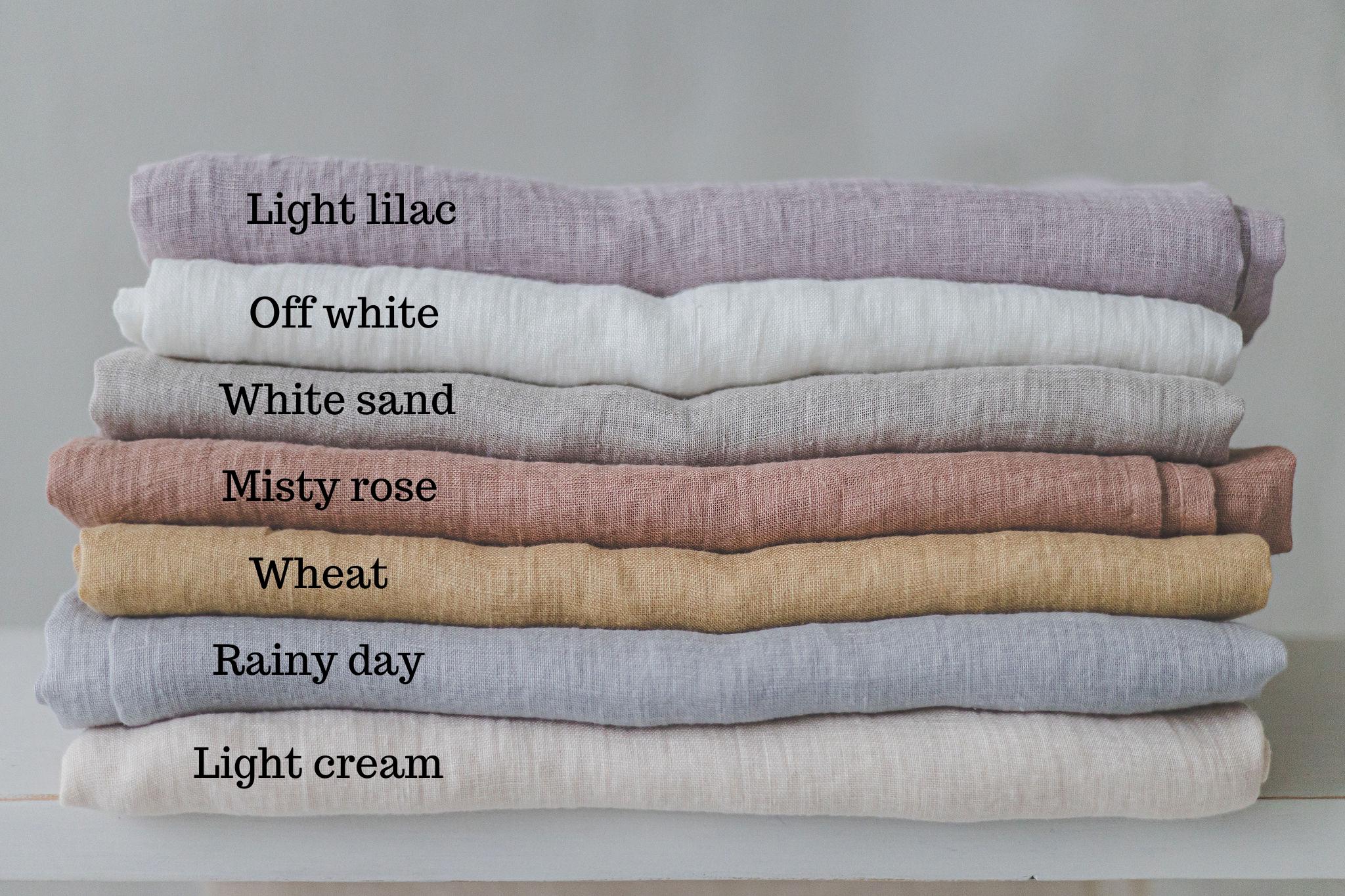 Light Purple Sheer Linen Curtain With Multifunctional Heading Tape ...
