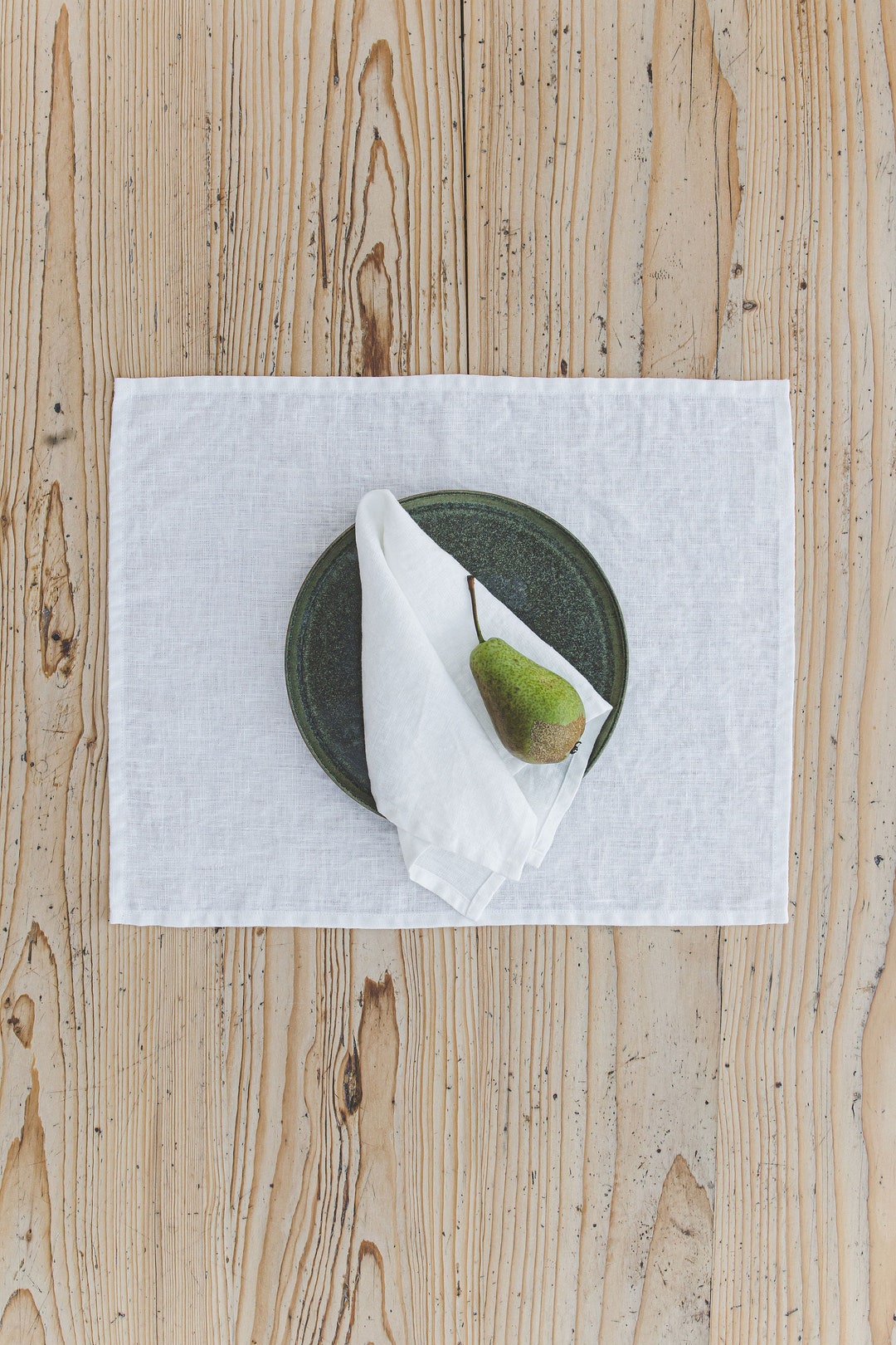 Off White Linen Napkins, Washed Linen Napkins, Natural Linen Napkins in ...