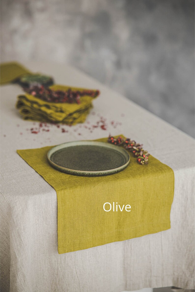 Terracotta Linen Tablecloth Heavy Weight Washed Linen - Etsy