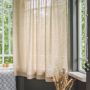 Sand Linen Curtain - Transform Your Space With Eco-friendly Window ...
