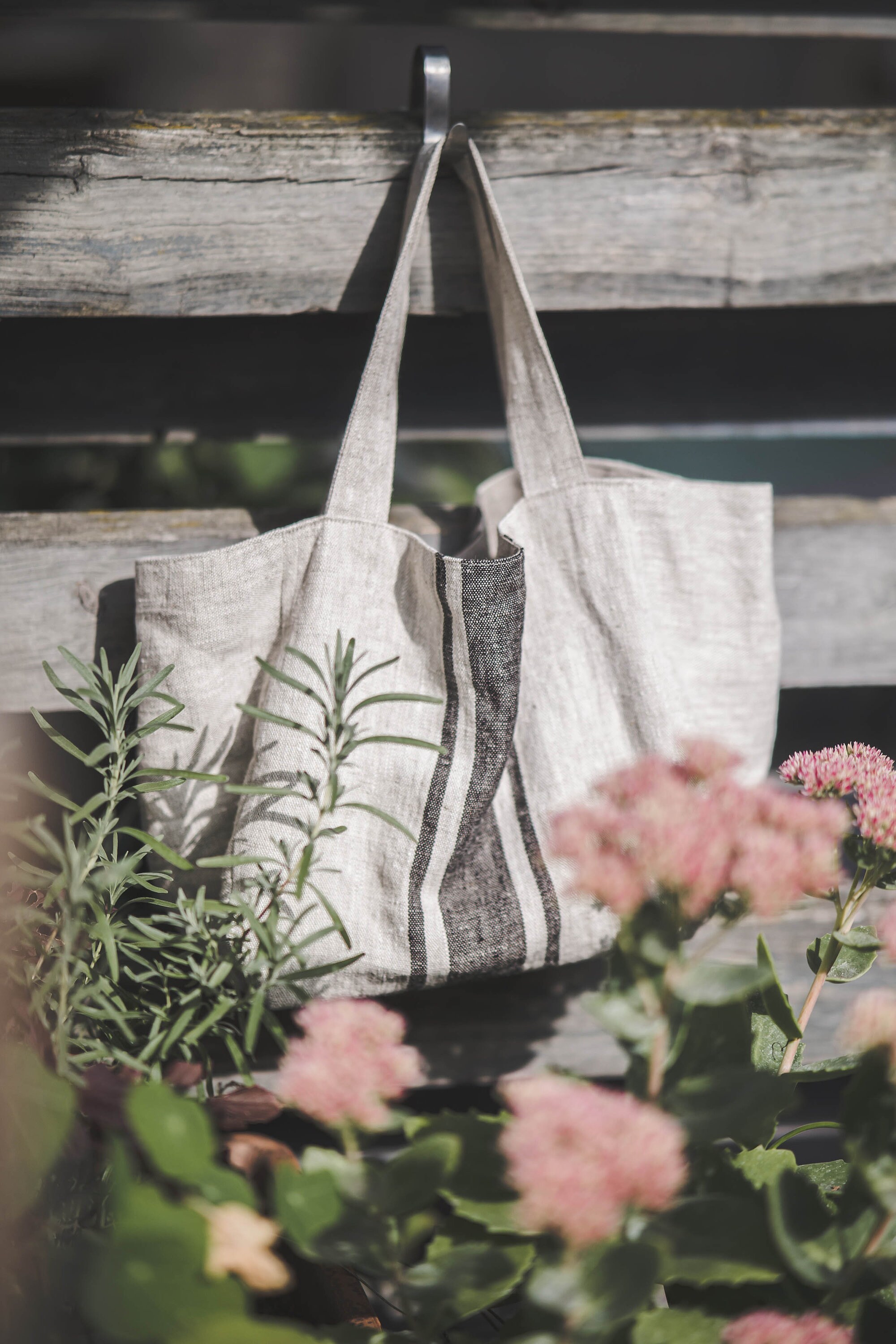 French Style Linen Bag Vintage Linen Bag Small Linen Tote - Etsy