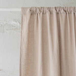 Sand Linen Curtain - Transform Your Space With Eco-friendly Window ...