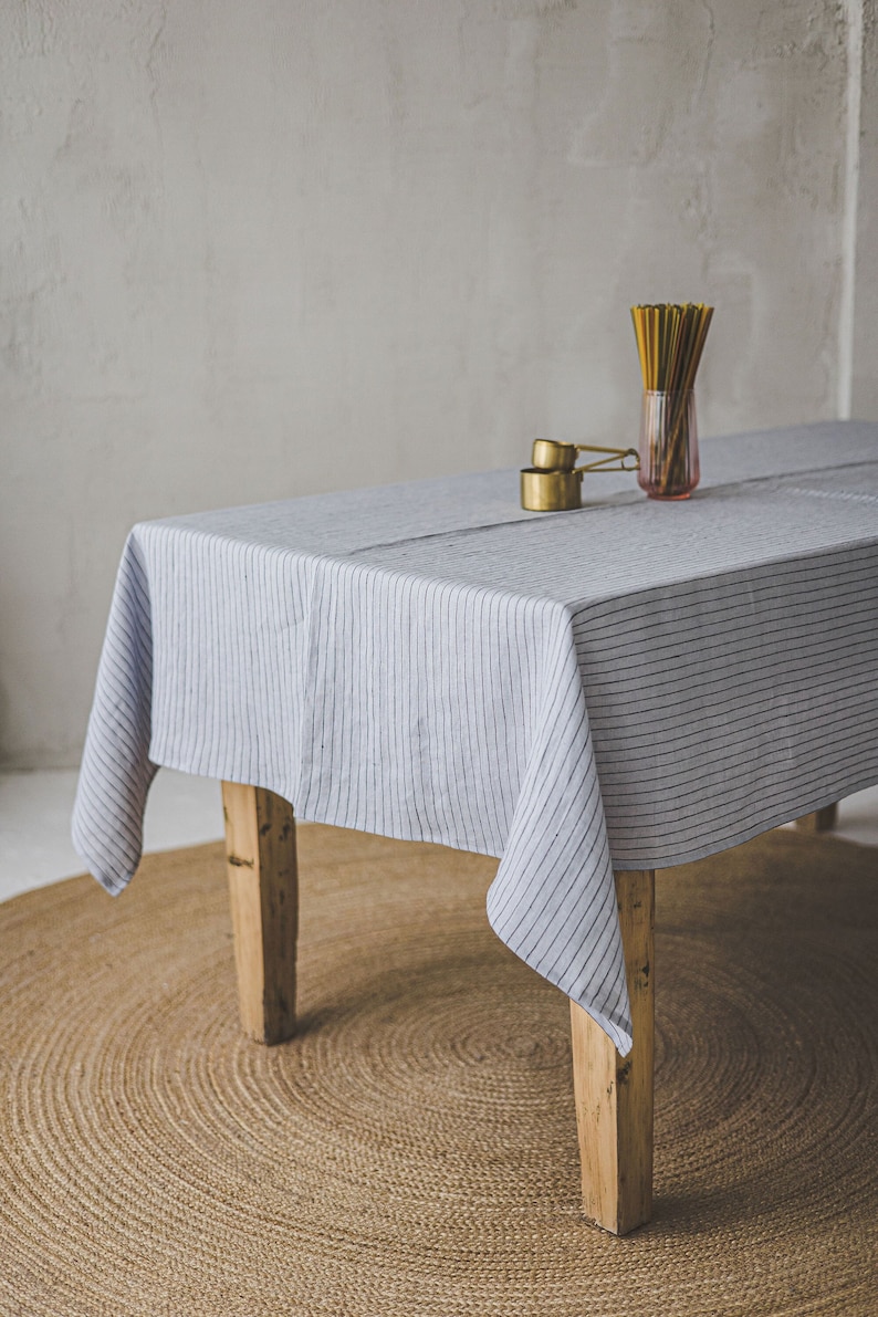 Sand Linen Tablecloth, Natural Fiber Tablecloth, Linen Tablecloth for ...