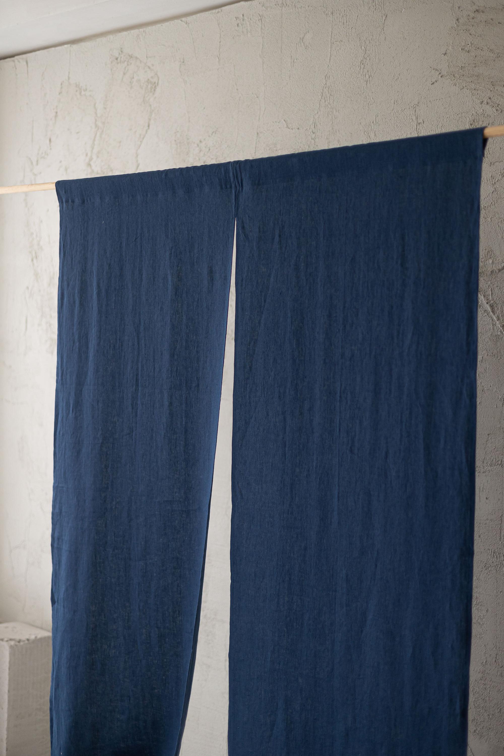 Linen Noren Curtain, Japanese Doorway Divider, Natural Linen Room ...