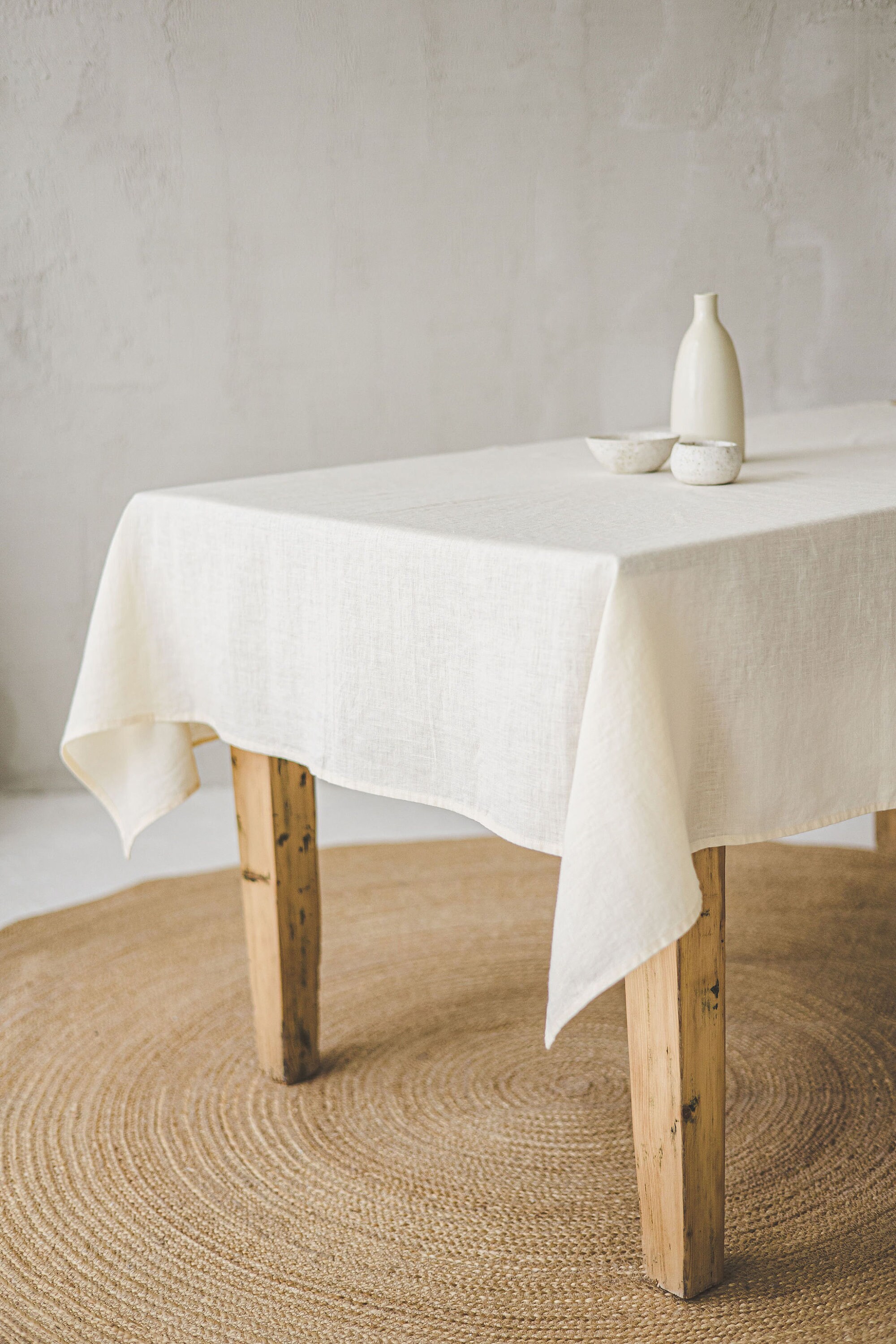Natural Linen Tablecloth, Linen Tablecloth for Special Occasions ...