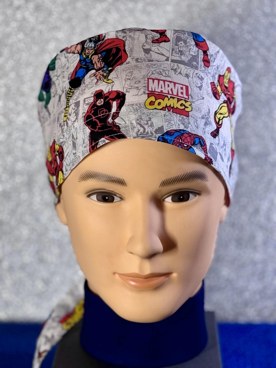 Marvel Heros Unisex Style Scrub Cap, Nurse Scrub Cap, Chemo Cap ...