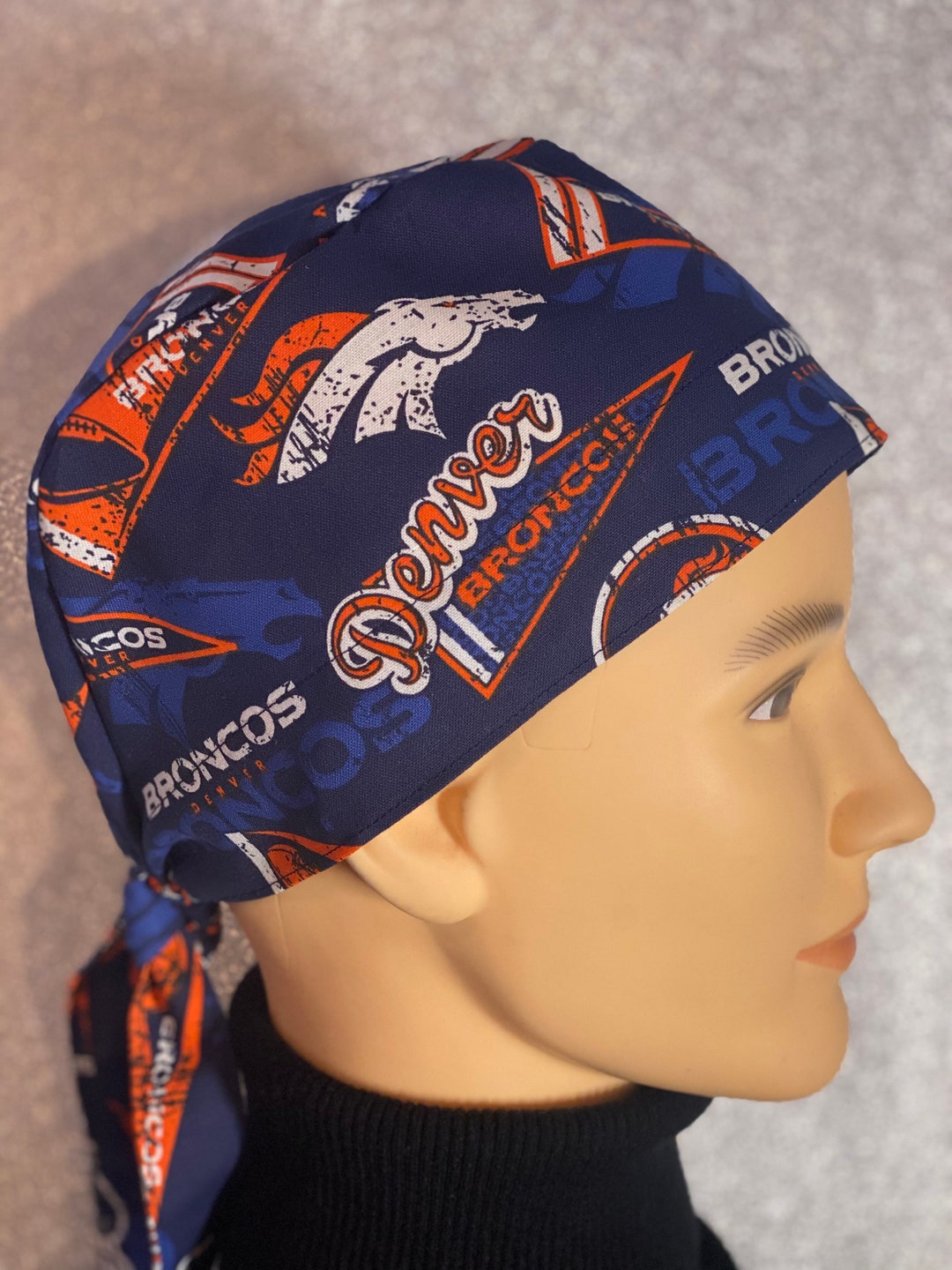 Denver Broncos Unisex Scrub Cap, Unisex Nurse Hat, Surgical Scrub Hat ...