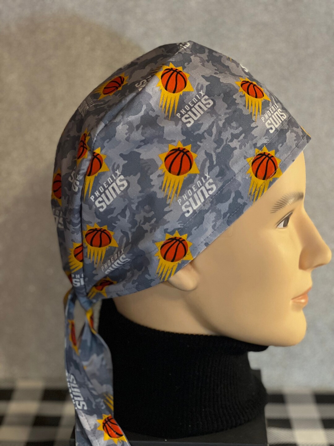 Phoenix Suns Camouflage Unisex Scrub Cap, Nurse Scrub Cap, Chemo Cap ...