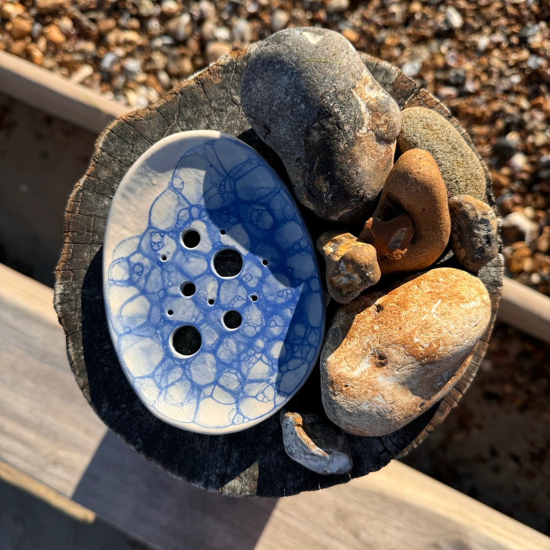 Slab Built Ceramic Soap Dish / Home Decor / Coastal Style Homeware ...