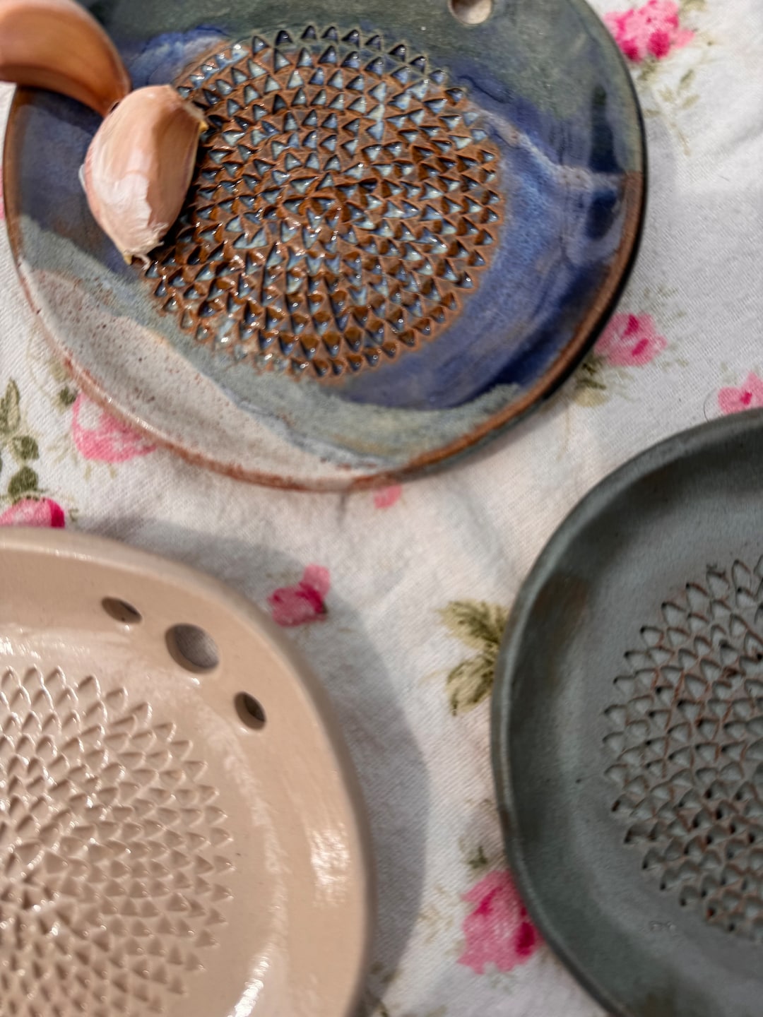 Handmade Ceramic Garlic Grater / Herb Stripper/ Functional Pottery ...