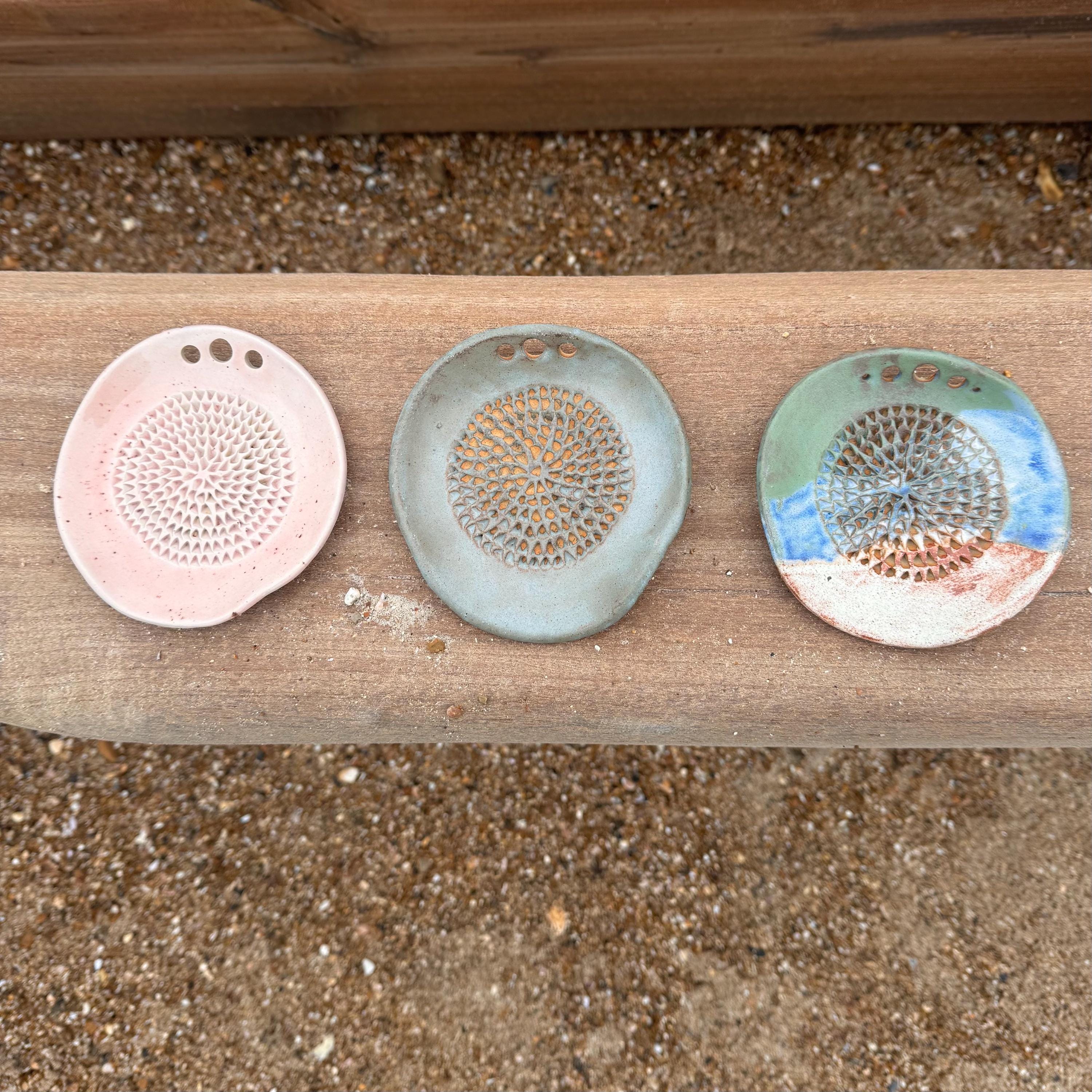 Handmade Ceramic Garlic Grater / Herb Stripper/ Functional Pottery ...