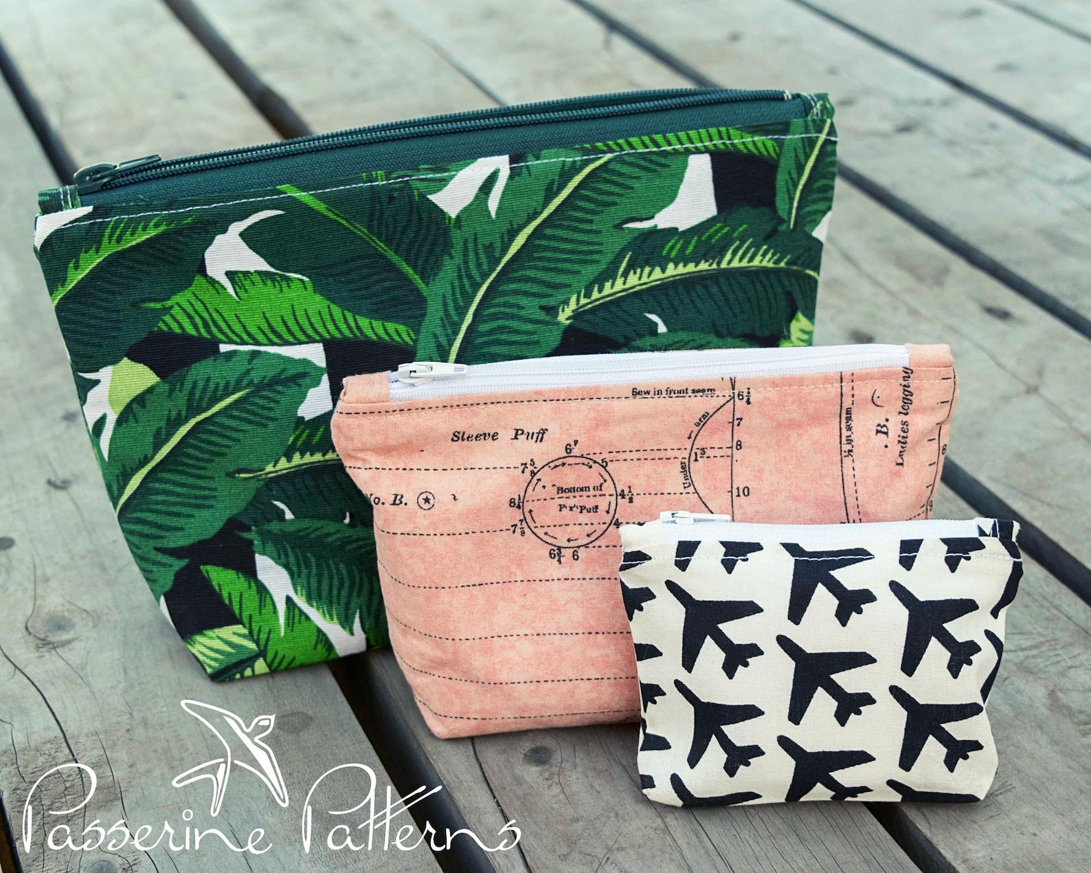 Zipper Pouch PDF Sewing Pattern / Beginner Pouch Pattern / Project Bag ...
