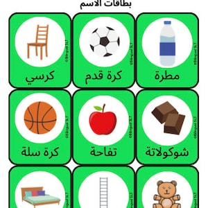 ARABIC Colourful Semantics Activity Pack - Etsy