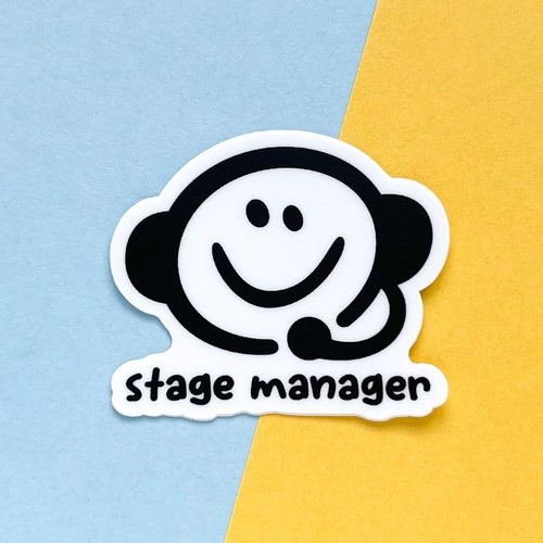 Stage Manager Cartoon Sticker - Etsy