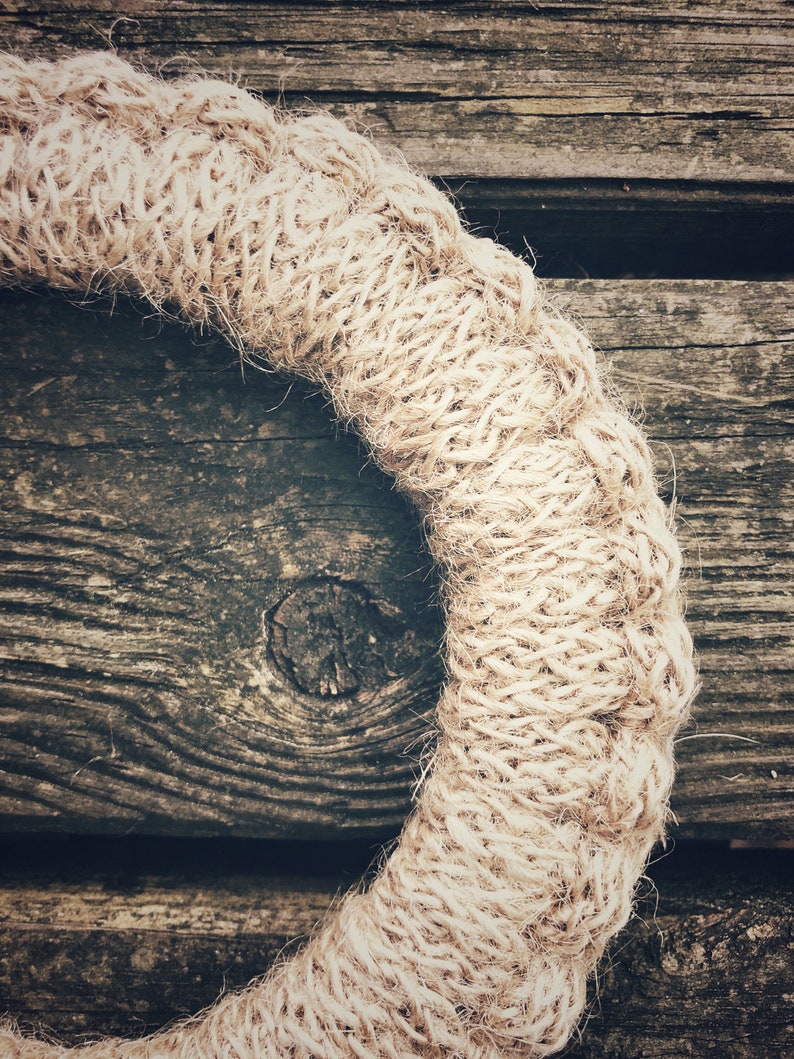 Farmhouse Hot Pot Stand Mat, Braided Jute Rope, Serving Utensil, Long ...